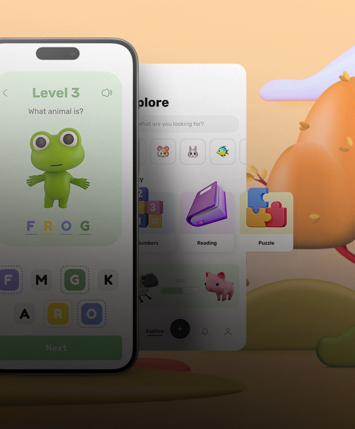 animated flashcard app